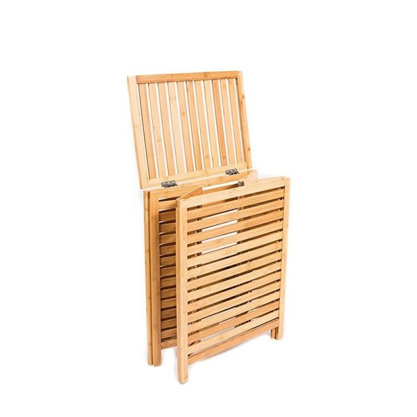 Quality 100L Bamboo Laundry Hamper Basket For Dirty Clothes Storage for sale