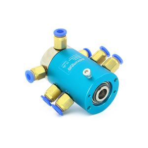 Quality 4 Passage Electrical Pnuematic Rotary Union 6~36 Circuits for sale