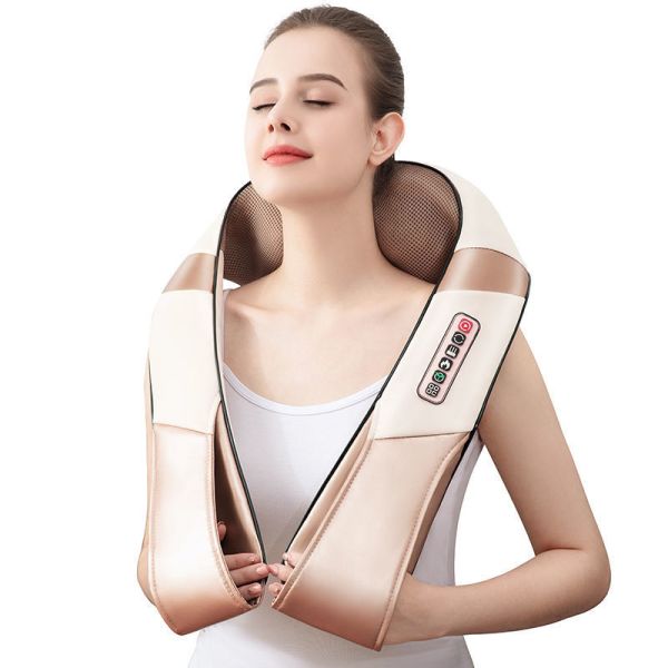 Quality U Shaped Kneading Shoulder Neck Massage Pillow with Heating and Infrared for sale