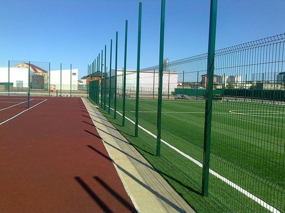 Quality 8ft High Fence Panels , 50x200mm Galvanized Mesh Panels for sale