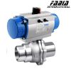 china 2 Piece Pneumatic Control Ball Valve 1 Inch 2 Inch Butt Welding