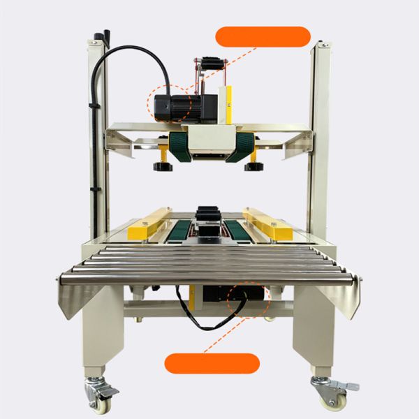 Quality Semi-automatic FXC-6050 Case Box Taper Sealer Packing Taping Carton Sealing for sale