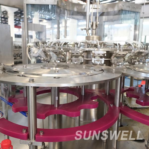 Quality Stable Performance Small Juice Filling Machine 15000BPH Square Bottle 5000 KG for sale