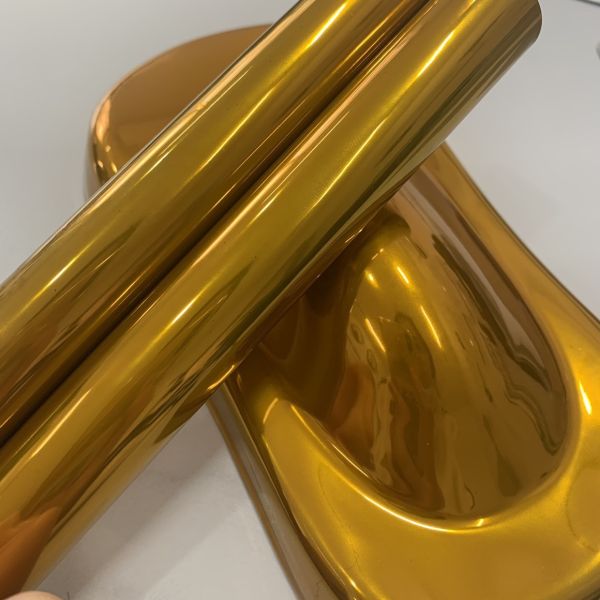 Quality Double Layer Dry Plating Clear Candy Gold Powder Coating Weather Resistant High Transparency for sale