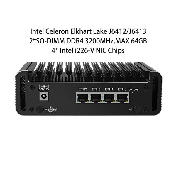 Quality Zynshield Desktop Firewall J6412 Pfsense Ubuntu Linux 4*2.5g Rj45 Ethernet Ports for sale