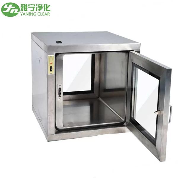 Quality Clean Room Embedded Door Stainless Steel Pass Box for sale