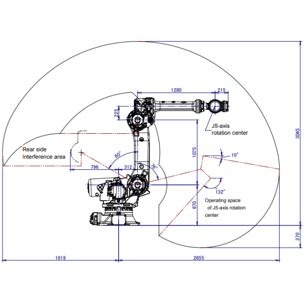 Quality Industrial Robot FANUC R-2000iC/165F Material Handling Loading and Unloading for sale