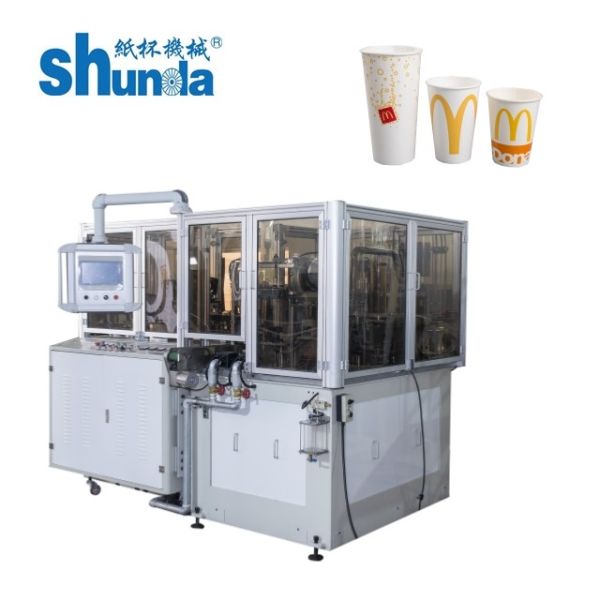 Quality 2oz - 46oz Good For Big Size And Cold Drink Paper Cup Making Machine for sale