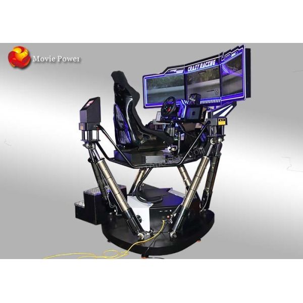 Quality Amusement Park 9D Simulator 6 Axis Dynamic XD Car Driving Simulator for sale