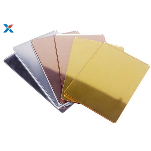 Quality 3mm Gold Acrylic Sheet Plastic Perspex Boards For Decoration for sale