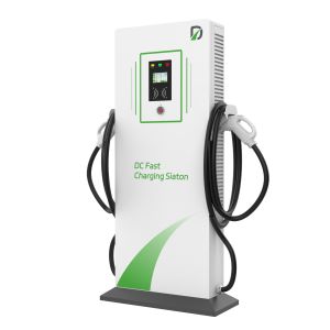 Quality 80kW Power Fast Charger GBT CCS2 Electric Taxi/Bus/Van Charging Station for sale