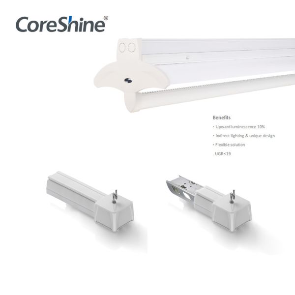 Quality IP20 Linear Pendant Light Fixture , 95Ra LED Linear High Bay Fixtures for sale