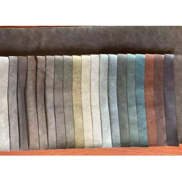 Quality Foil Printed Suede Fabric Bronzing Sofa Knitted Technics for sale
