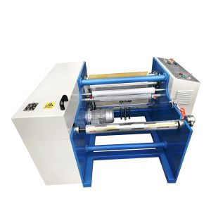 Quality Wood Packaging Material Semi-automatic Aluminum Foil Rewinding Machine with Long for sale
