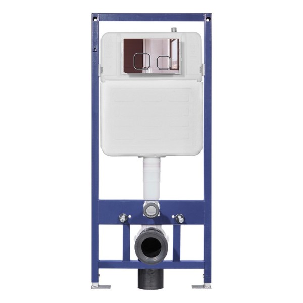 Quality Water Pressure 0.5-8.0Bar Bathroom Concealed Cistern Flush Tank With Two Buttons for sale