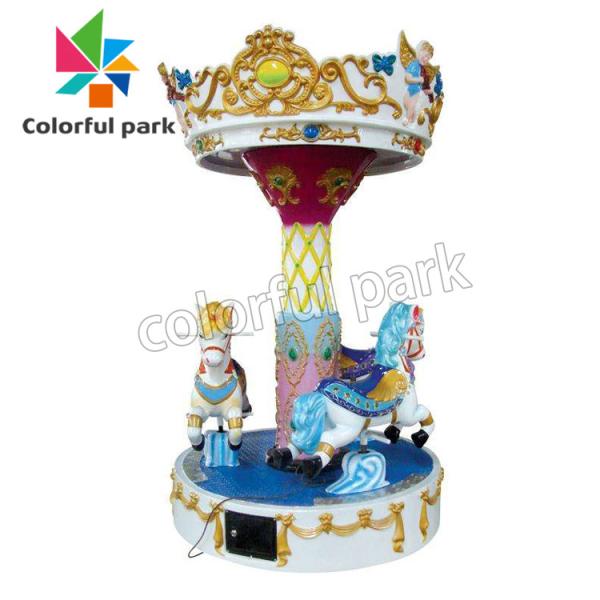 Quality Coin op Arcade Fiberglass Kids Ride Horse Carousel Swing Arcade Ride Coin Operated Arcade Machines for sale