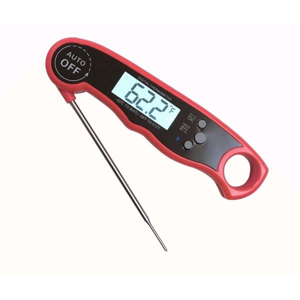 Quality Oil Meat Digital Cooking Thermometer For Deep Frying Chicken Red IP66 for sale