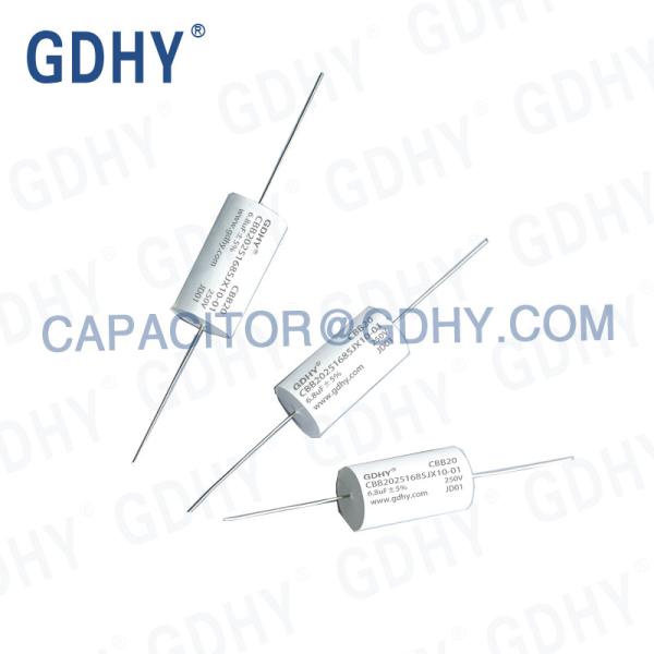 Quality GDHY CBB20 250VDC 6.8UF Polypropylene Film Capacitor for sale