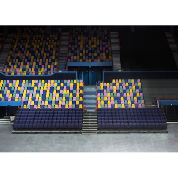Quality Powerful Telescopic Seating Systems For Sport Hall Color Collocation for sale