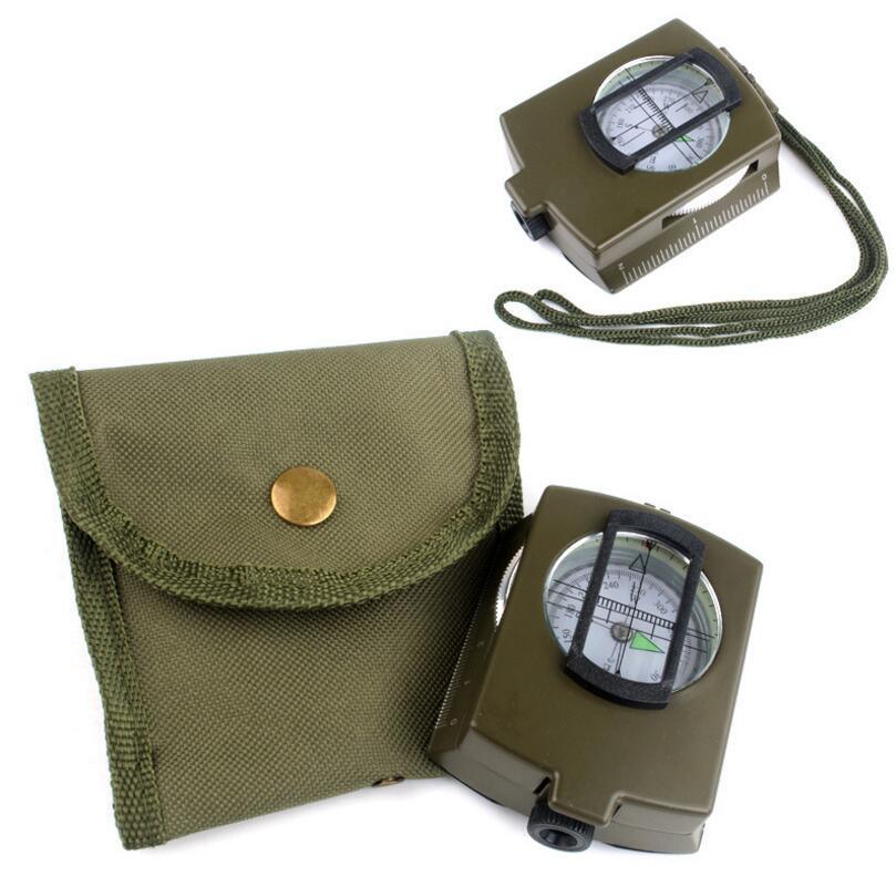 Multifunctional Tactical Military Compass Waterproof Metal Sighting Navigation Compass