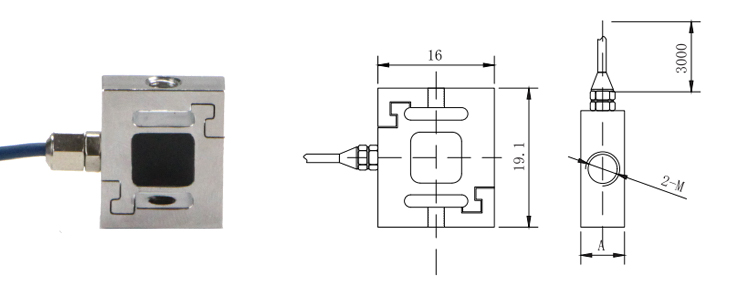 5N 10N 100N 1000N 2000N Miniature s-type micro s-beam load cell sensor transducer for tension compression force measurement