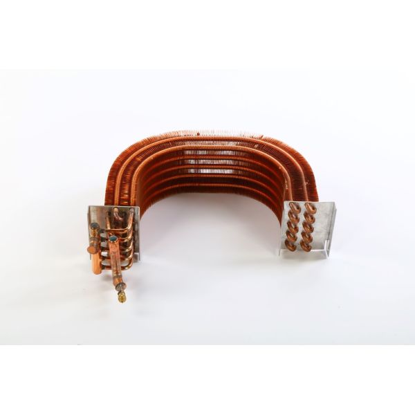 Quality Refrigerated Evaporator Finned Copper Tube Heat Exchanger Cooler Custom for sale