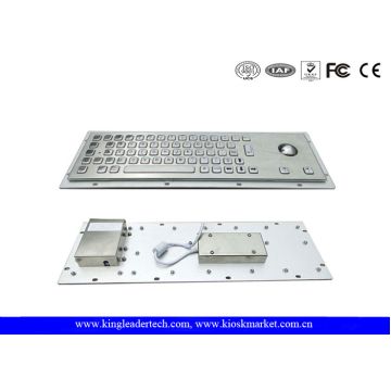 Quality Kiosk Keyboard And Trackball Keyboard Stainless Steel With Pointing Devise for sale