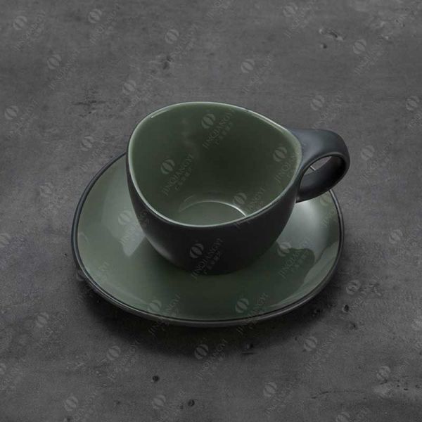 Quality EU Two Tone Color Dinnerware Set 20Pc For Restaurant Banquet for sale