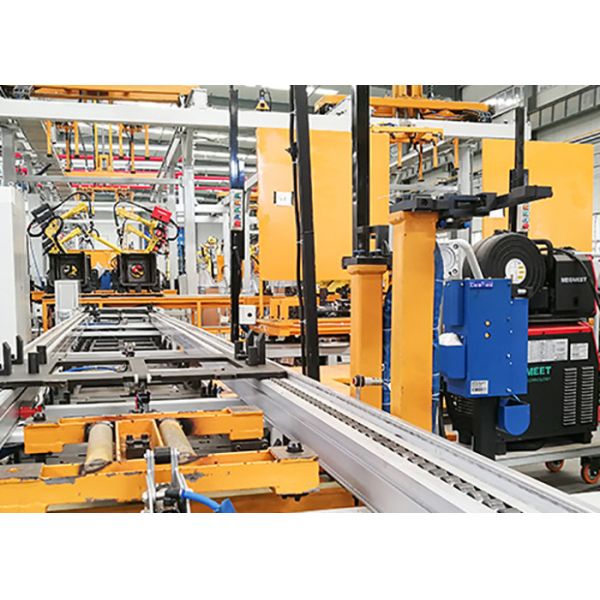 Quality Cement Pump Truck Robotic Arm Car Manufacturing / Robot Automatic Assembly Line for sale
