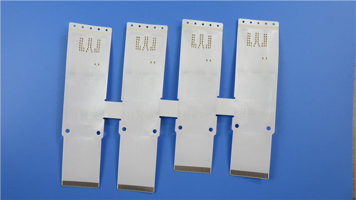 Quality White Flexible PCB Board on PET with Bulge Pads and Immersion Gold for Printer for sale