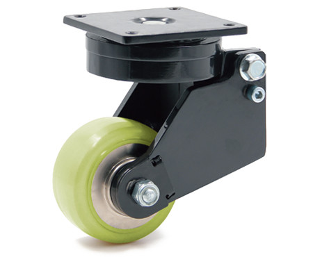 Quality 600kg 125mm Pu Caster Wheel Industrial Swivel Wheels For Automatic Boot Car for sale