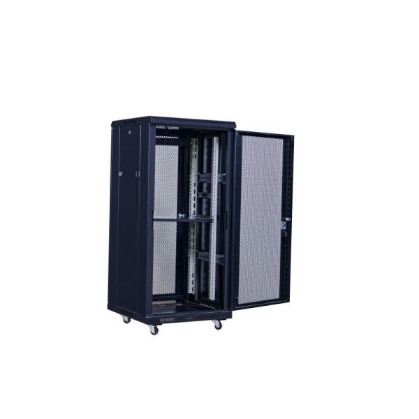 Quality SPCC Cold Rolled Steel 22U Network Server Rack Mount for Data Center Cooling for sale