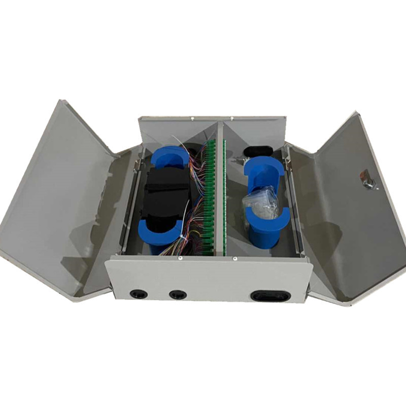 Quality FTTH Wall Mount Fiber Optic Patch Panel 48core FC / LC / SC / ST for sale