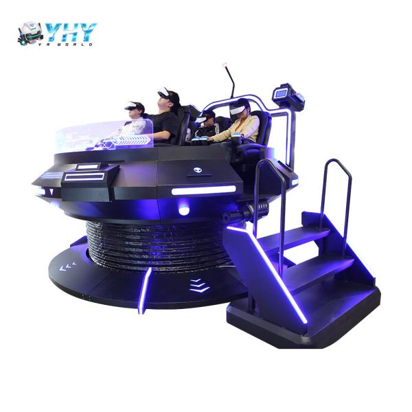 Quality VR Simulator VR Chair 5 Seats Roller Coaster VR UFO 9D Game Machine for sale
