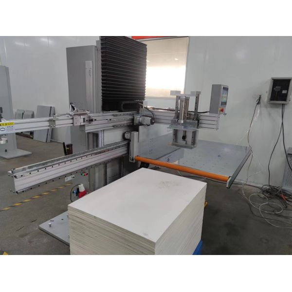 Quality PLC Control Double Rail Paper Loading Machine With Aluminum Alloy Platform for sale
