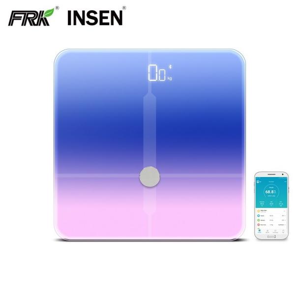 Quality Square ITO Glass Platform Smart Bluetooth Body Analyser Scale for sale