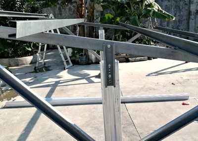 Quality Hot Dip Galvanized Q235 Steel Ground Mount Solar System for sale
