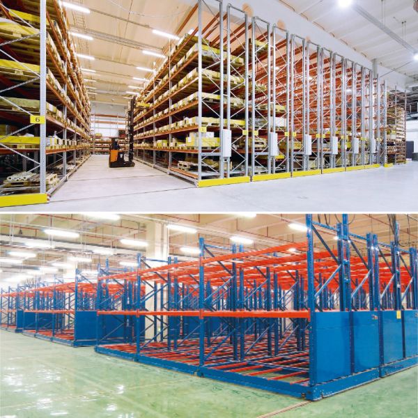 Quality Electric Mobile Pallet Racking Rail-Guided Ground Track Guidance Open Type for sale