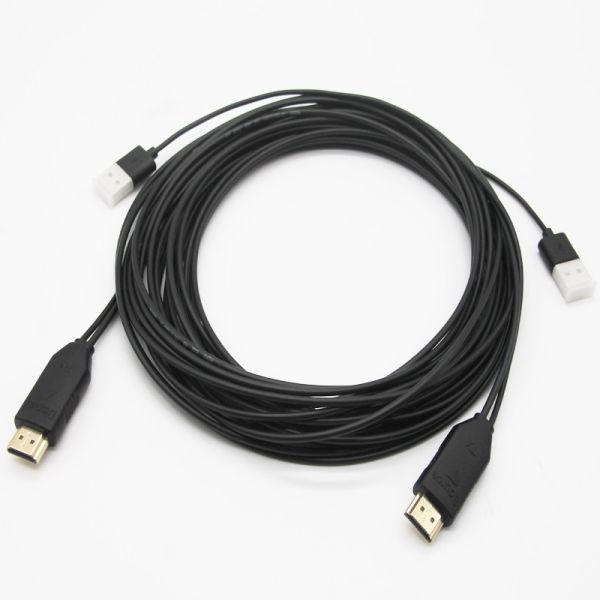 Quality 18Gbps 4K 8K HDMI Active Optical Cable / AOC hdmi 2.0 4k 60hz 50 meter for sale