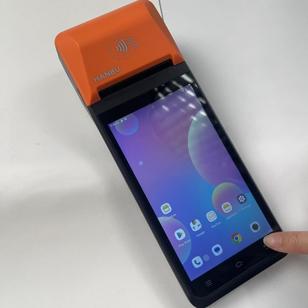 Quality Android 12 Portable Payment Terminal 5.5 Inch Wireless Payment Machine User for sale