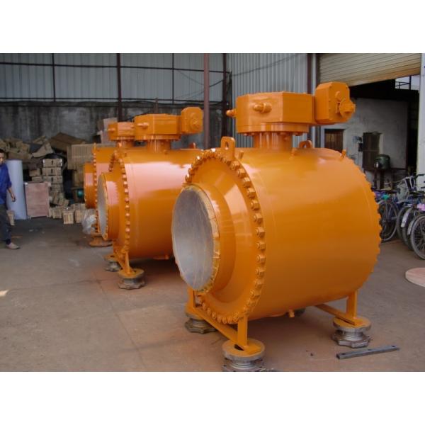 Quality BW Ends PTFE Seat 300LB Trunnion Mounted Ball Valve for sale