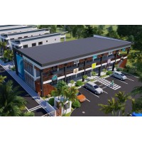 Quality Q235B Q355B Steel Structure Shopping Mall / Two Storey Steel Frame Building for sale