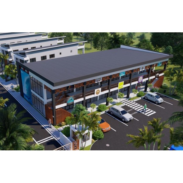 Quality Q235B Q355B Steel Structure Shopping Mall / Two Storey Steel Frame Building for sale