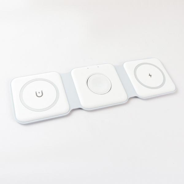 Quality 3 In 1 Magnetic Travel Wireless Charging Station Multiple Device for sale