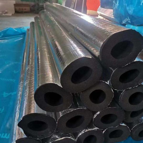 Quality Non Toxic Air Conditioning Rubber Foam Insulation Pipe 70Kg/M3 for sale