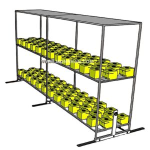 Quality Medicinal Plant Multilayer Hydroponic Growing Racks Seed Starting Rack With for sale