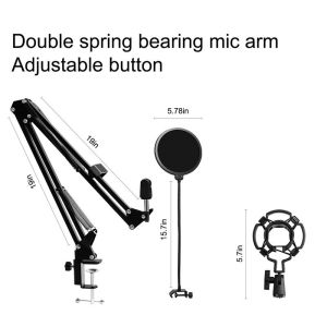 Quality Arm Stand USB Max Load 4.0lb 20KHz Condenser Mics for sale