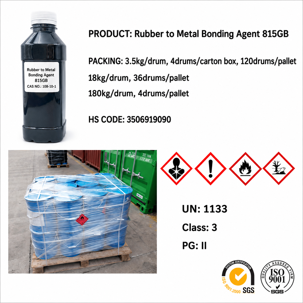 Quality Primer Bonding Agent Rubber To Metal Bonding Adhesive for sale