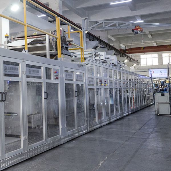 Quality PLC Control Mattress Pad Underpad Making Machine Full Servo Porduction for sale