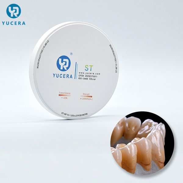 Quality Dental Fracture Resistance Multilayer Translucent Zirconia Blocks for sale